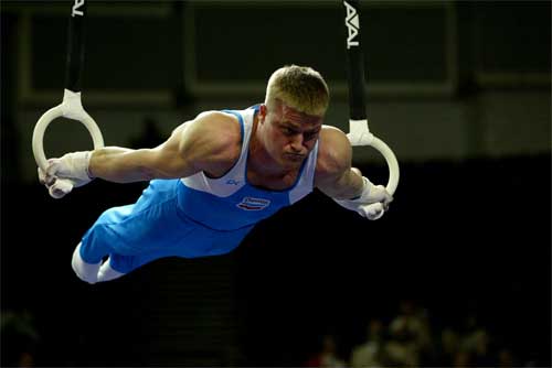 Jason Gatson – Parallel Bars – Gymnastics Coaching.com