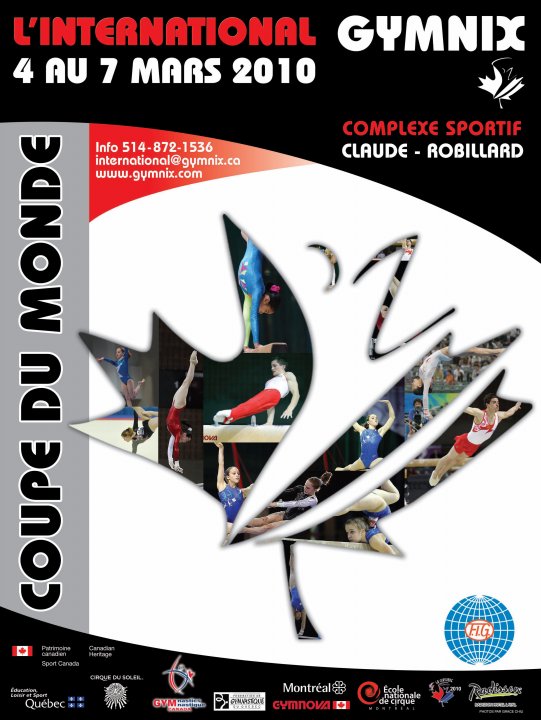 2010 International Gymnix poster – Gymnastics Coaching.com