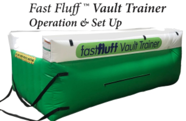 Fast Fluff inflatable Vault Trainer – Gymnastics Coaching.com