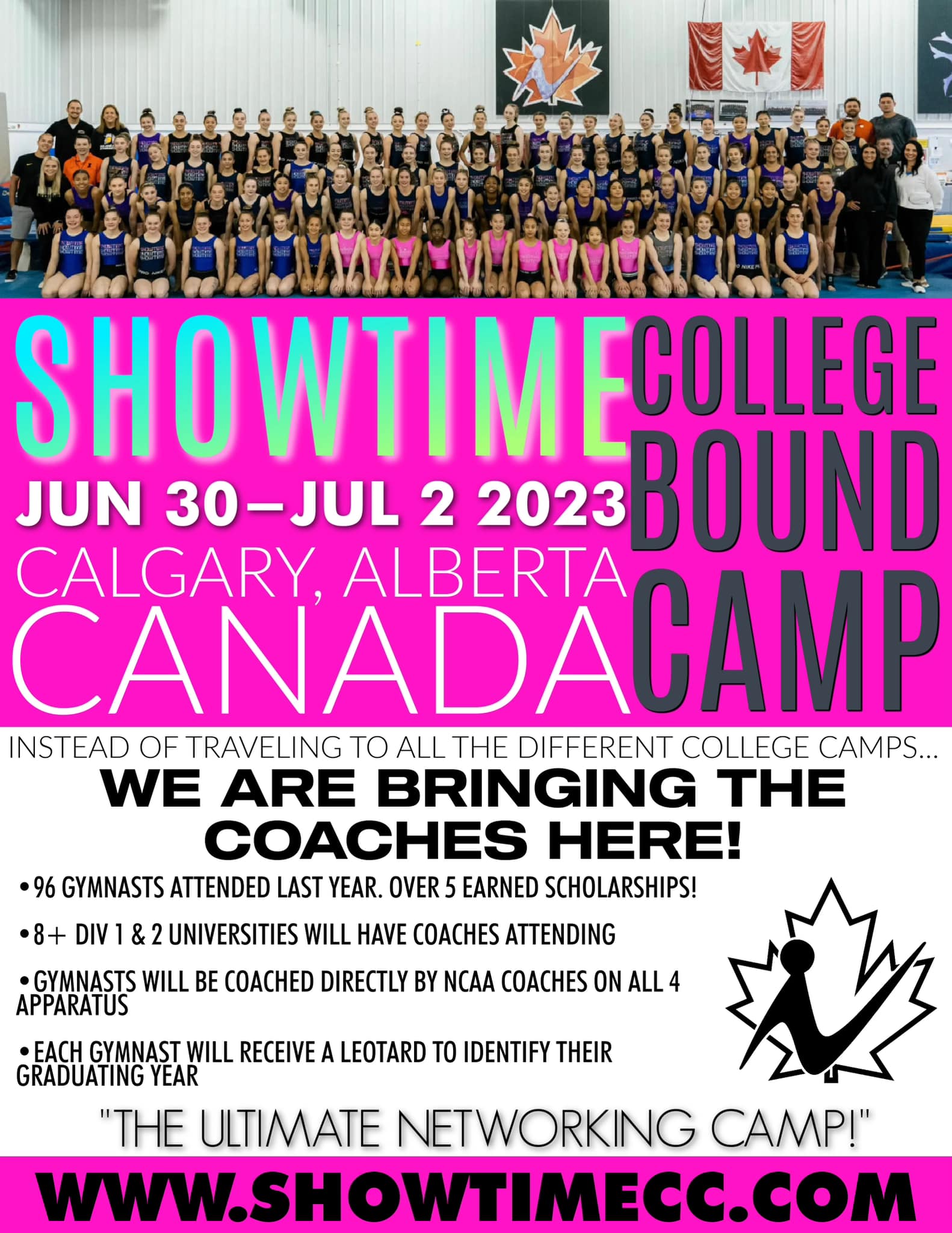 College Bound Camp CANADA – Gymnastics Coaching.com
