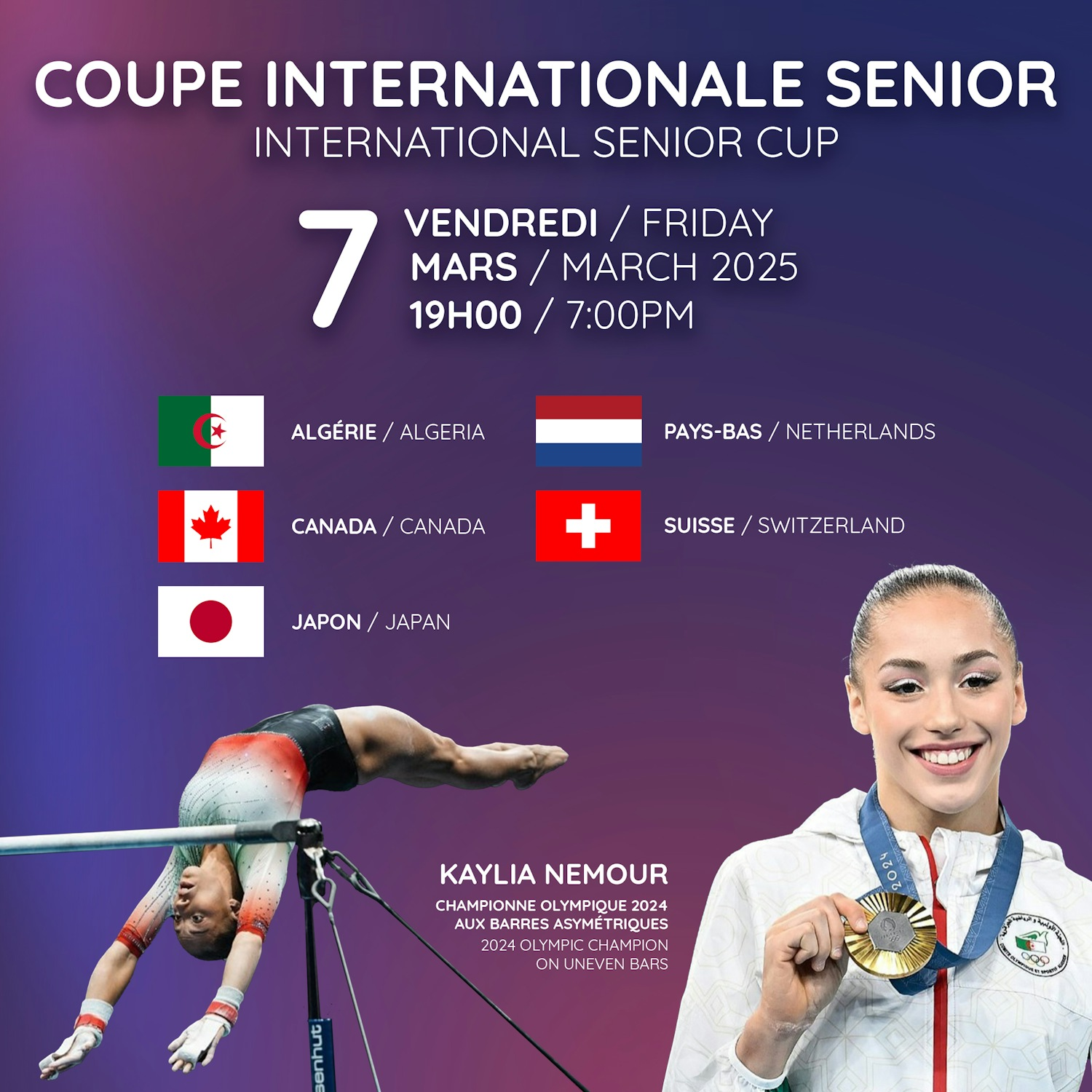 Kaylia Nemour at Gymnix 2025 – Gymnastics Coaching.com