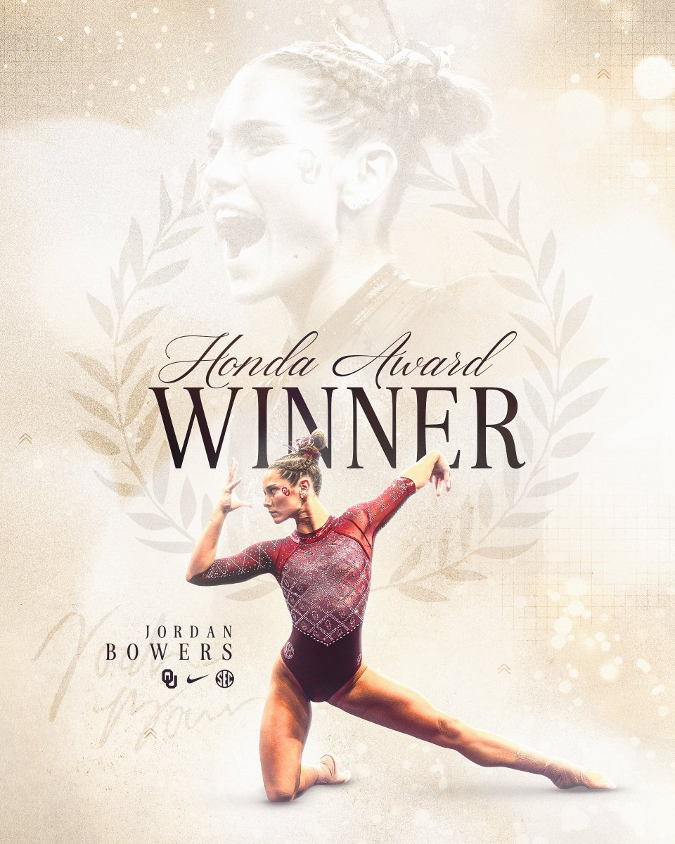 Jordan Bowers wins 2025 Honda Award – Gymnastics Coaching.com